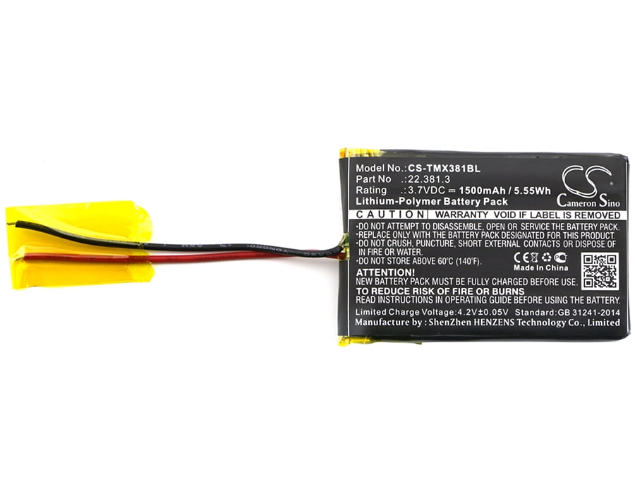 Replacement Battery For Teleradio 3.7v 1500mAh / 5.55Wh Crane Remote ...