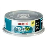 Maxell 25-Pack Rewritable Recordable Disc - Walmart.com