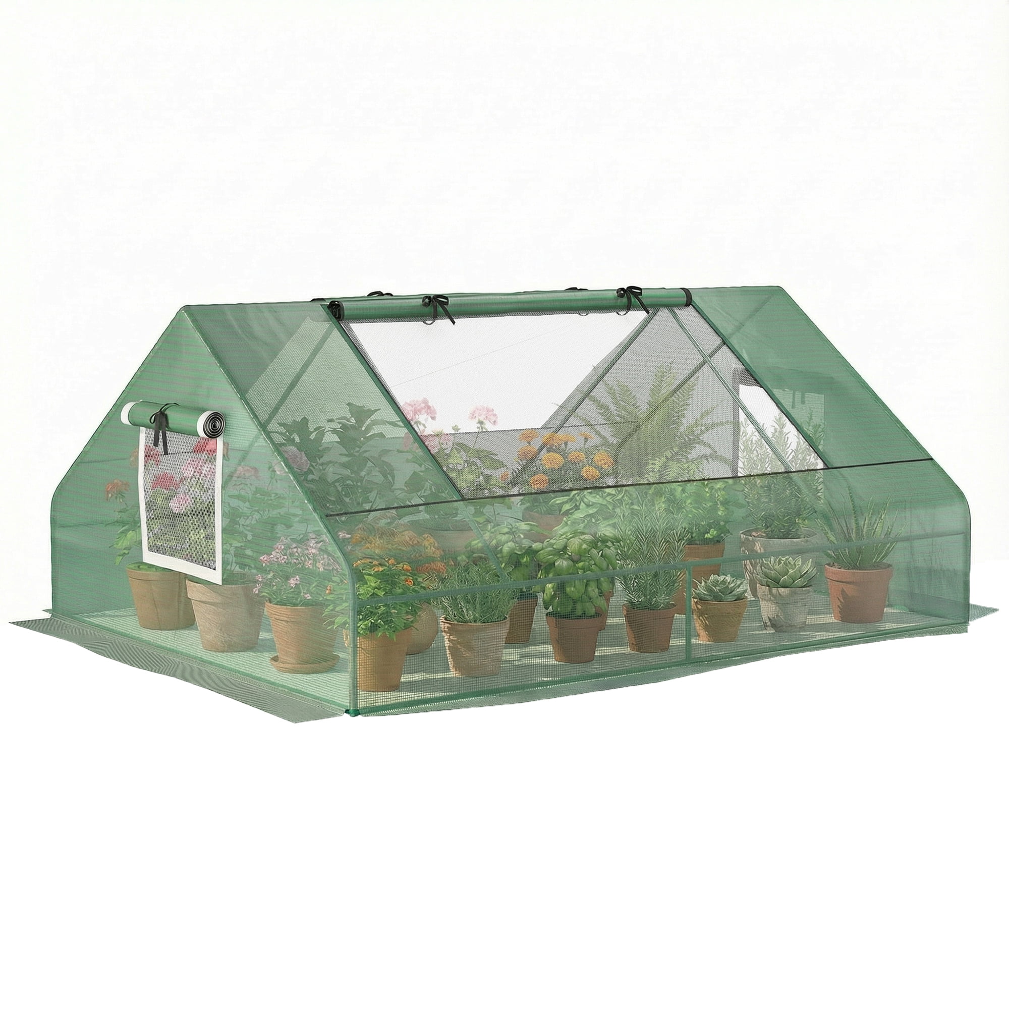 Click here for Outsunny 71 X 55 X 32 Mini Greenhouse Portable Hot... prices