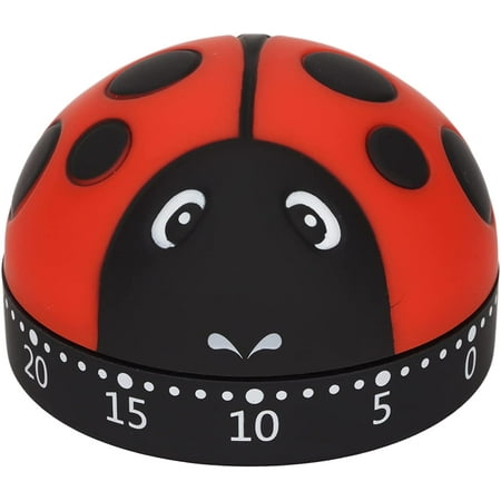Household Ladybug Look Kitchen Timer 70db Alert Stainless Steel Cooking ...