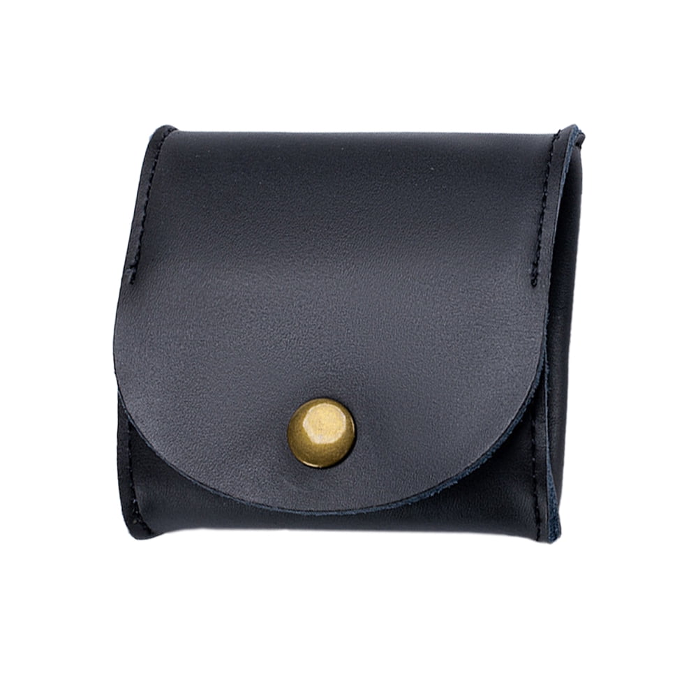 Rustic Leather Pocket Coin Case Genuine Leather Squeeze Coin Purse ...