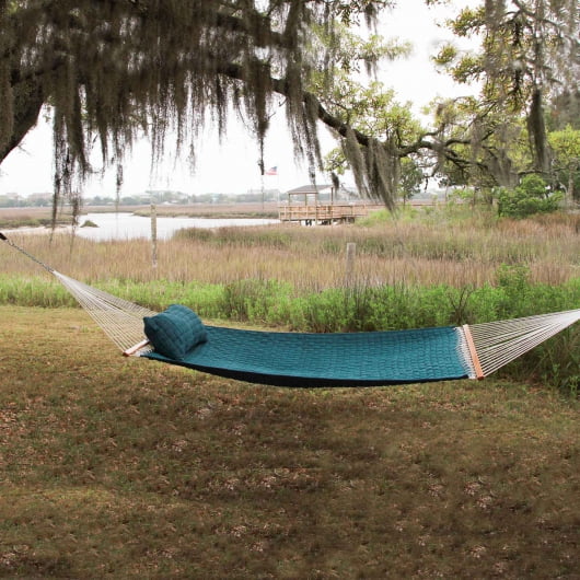 Green Large Soft Weave Hammock - Walmart.com