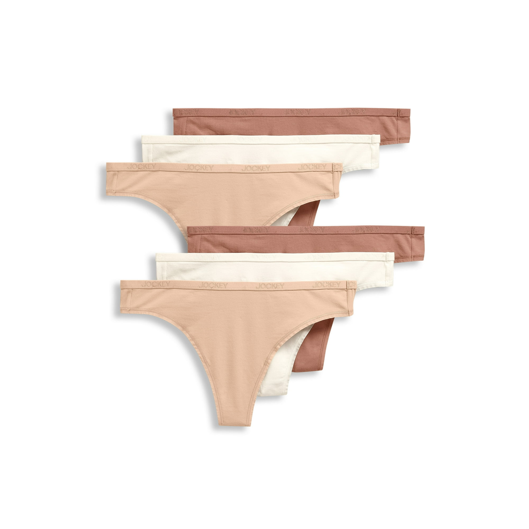 Click here for Jockey Womens Organic Cotton Stretch Logo Thong -... prices