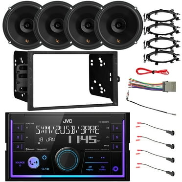 JVC Double DIN In-Dash 6.8" Touchscreen Bluetooth USB Digital ...