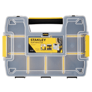 STANLEY Adjustable Compartment Box, Plastic, Black STST14027 - Walmart.com