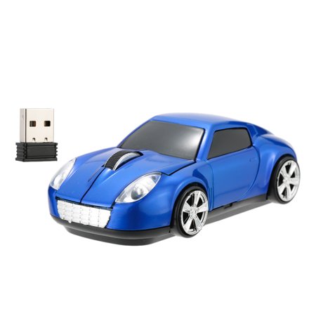 2.4GHz Wireless Racing Car Shaped Optical USB Mouse/Mice 3D 3 Buttons ...