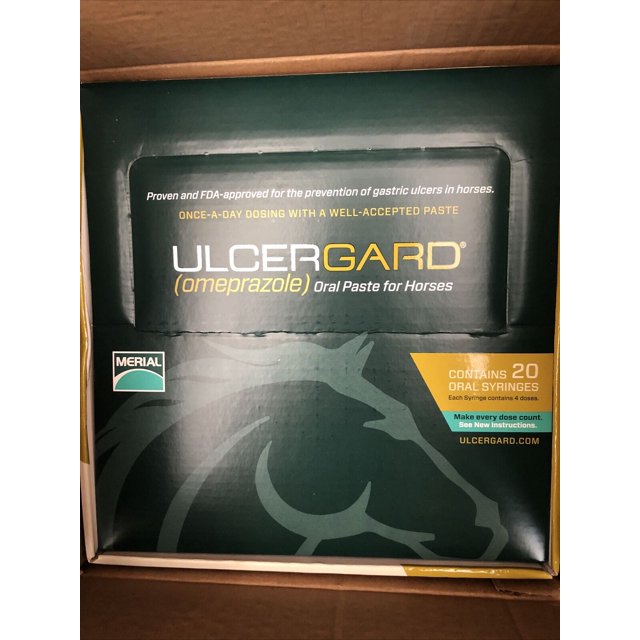 Ulcergard Oral paste for Horses Pack of 20 Oral Syringes - Walmart.com
