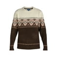 George Men's Color Block Fair Isle Crew Neck Pullover Sweater, Sizes S ...