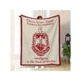Delta Sigma Theta Sisterhood Flannel Blanket - Red & White Greek ...