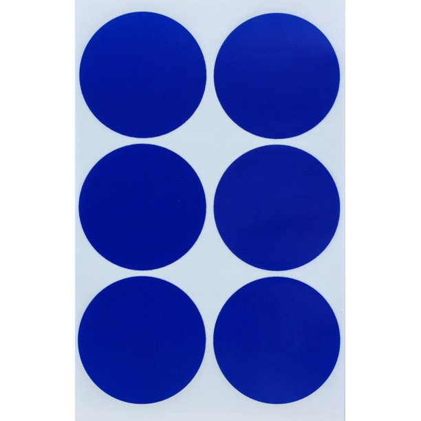 Royal Green, Round 2" inch Sticker 50mm, Writable Permanent Adhesive ...