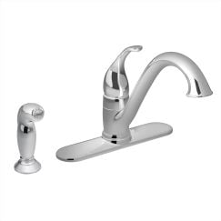 Moen 7430 Chateau Single Handle Kitchen Faucet - Spot Resist Stainless ...