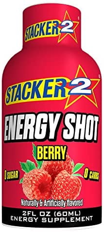 Stacker 2 Energy Shot Berry 2 oz. (Each) - Walmart.com