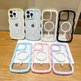 Candy Color Wavy Frame Case for iPhone 15 11 13 12 14 Pro Max Phone ...
