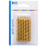 King of Sparklers Pack of 120 VIP Gold Wrapping Sparkling Candles for ...
