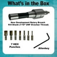 Assorts Newly Developed Rotary Broach (Metric) – R8 Shank (7/16” UNF ...