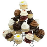 CHARMED 41 CUPS 5 TIERS CUPCAKE DESSERT STAND SILVER - Walmart.com