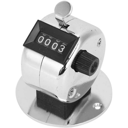 Metal Handheld Tally Counter,4-Digit Number Count Clicker Counter,Hand ...