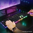 ENHANCE Voltaic 2 Gaming Keyboard - LED Backlit Membrane Keyboard with ...