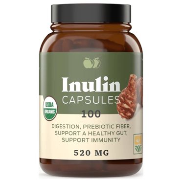 Organic Inulin Powder Fiber Supplement - Jerusalem Artichoke Prebiotic ...
