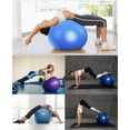55cm Quickwittc Yoga Ball Chair with Quick Pump, Stability Fitness Ball ...