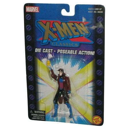 Marvel Comics X-Men Classics Gambit (2000) Toy Biz Poseable 2.5 Inch ...