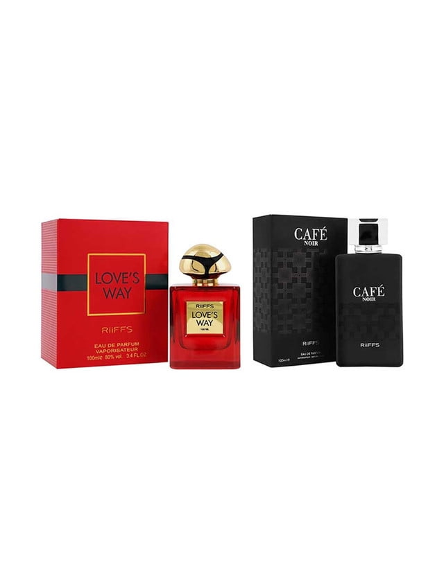 Set de PERFUMES RIIFFS LOVE'S Way Mujer 100 ML Café Noir Hombre 100 ML ...