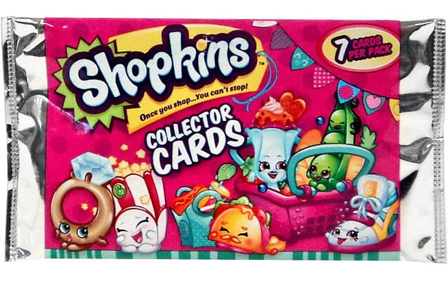 Shopkins Collector Trading Card Pack - Walmart.com