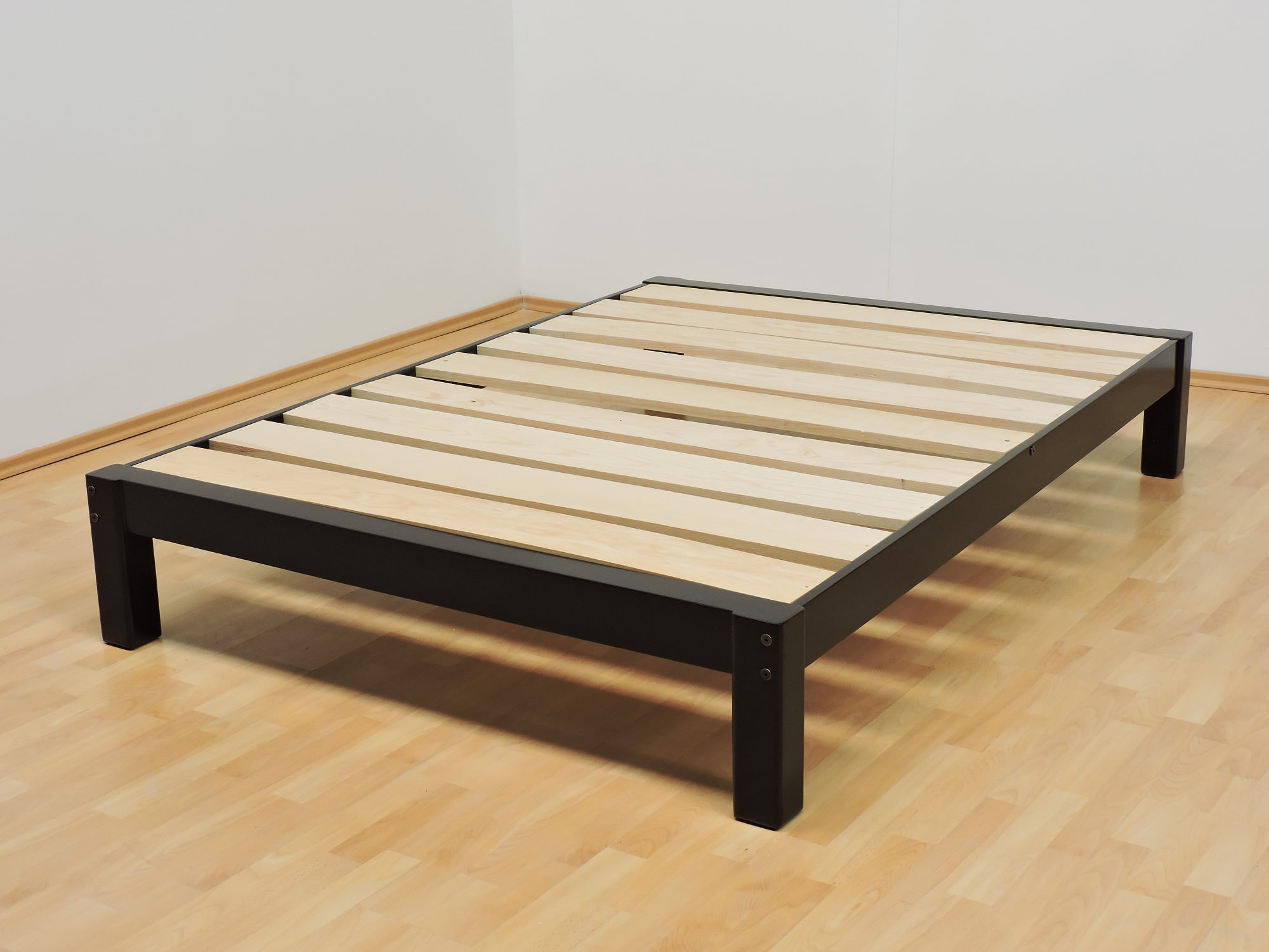 Base Para Cama Matrimonial Tradicional Desarmable Color Chocolate ...