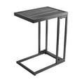 Better Homes & Gardens Milport Slat Top Side Table- 22 Inches- Black ...