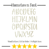 Blank MDF Letter 7'' Tall Hometown DIY S, Paintable Alphabet A-Z ...