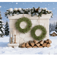 LiviNest Artificial Christmas Wreath for Door: 88 Realistic Norfolk ...