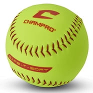 Rawlings USSSA 12 inch Dream Seam High Density Core Leather Softballs ...