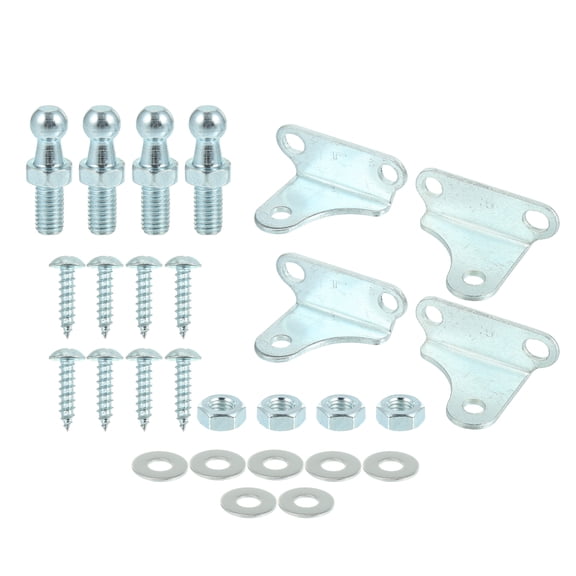 JR Products BR-1020 Gas Spring Mounting Bracket - Flat, Pack of 2 ...