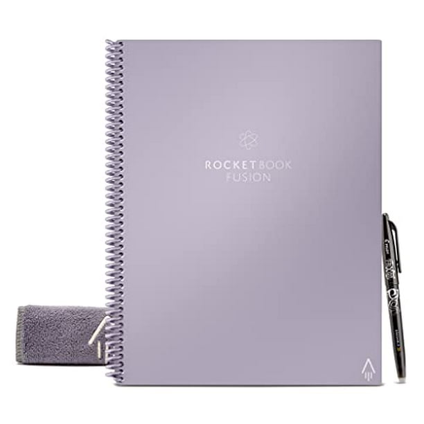 Rocketbook Fusion Smart Reusable Notebook - Calendar, To-Do Lists, and ...