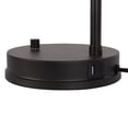 Better Homes & Gardens Bronze Table Lamp with Glass Shade and USB, USB ...