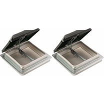 HENG’S INDUSTRIES Two New 14" White Cargo Universal Roof Vents with ...