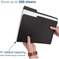 File Folders 8.5 x 11, 1/3 Cut Tab, Letter Size Vanilla folders, Great ...