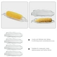 Jert 4 Pcs Corn on The Cob Plates Corn Tray Corn Holders Corn Shaped ...