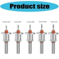 5Pcs Multifunction Limit Taper Hole Round Shank Countersink Drill Bit ...