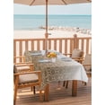 Abstract Art Rectangle Outdoor Tablecloth with Umbrella Hole Classic ...
