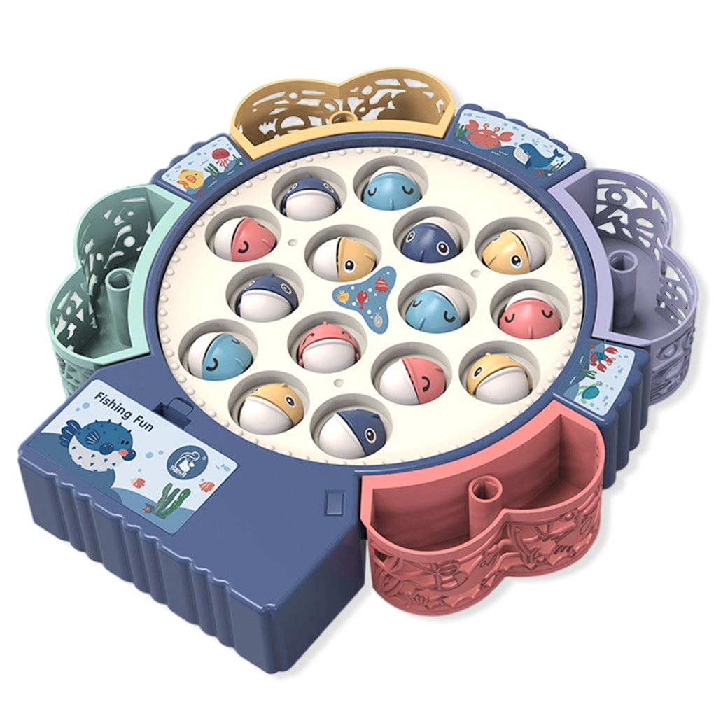 TureClos Fishing Toys Electric Rotating Educational Learning Children ...