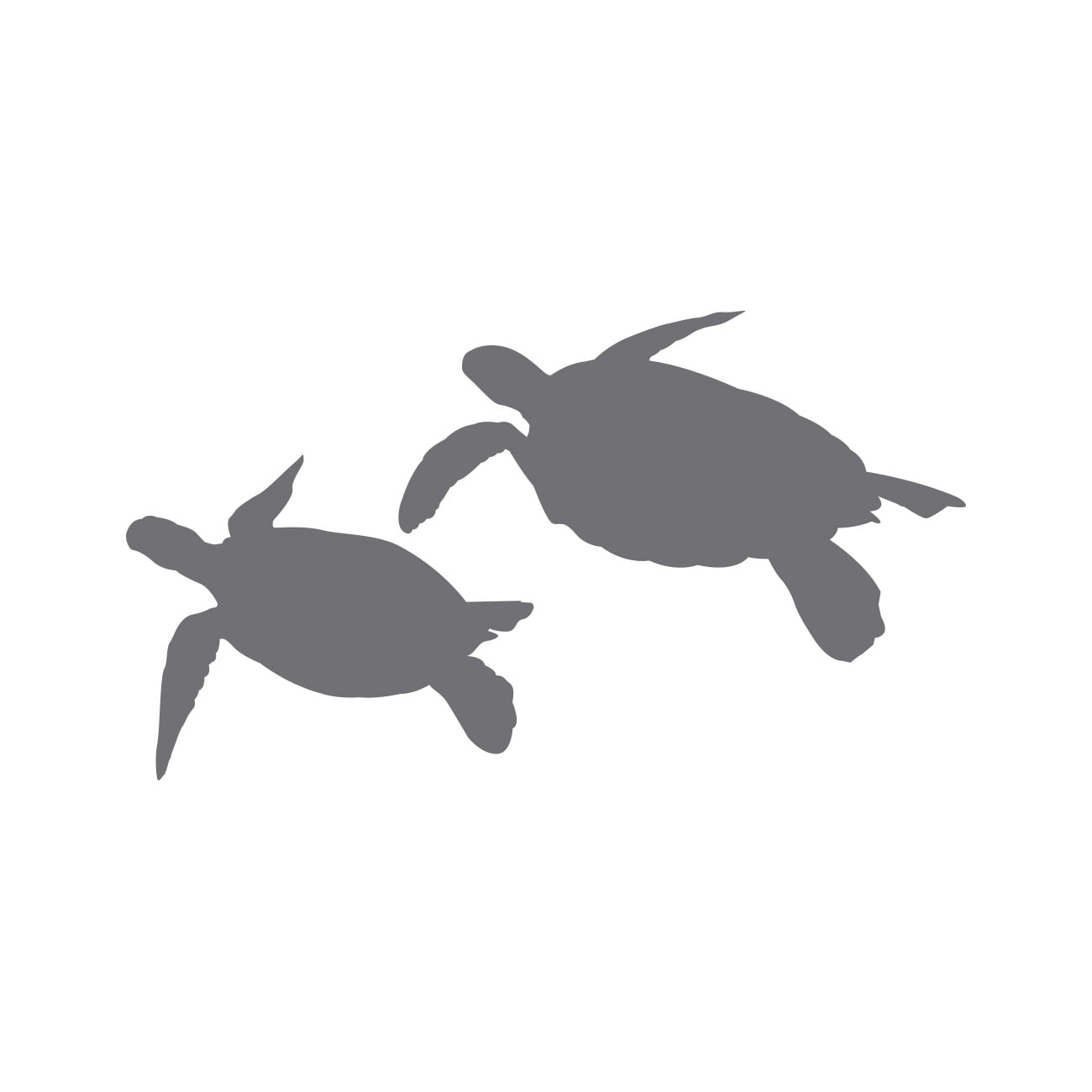 Sea Turtle Sticker Decal Die Cut - Self Adhesive Vinyl - Weatherproof ...