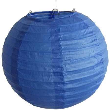 Lanterns 18 Pcs Royal Blue Paper Lantern 8"-14" Assorted Sizes Big ...