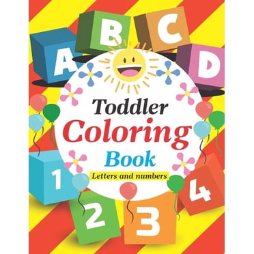 letters and numbers tracing and colouring: for kids ages 3+ (Paperback ...