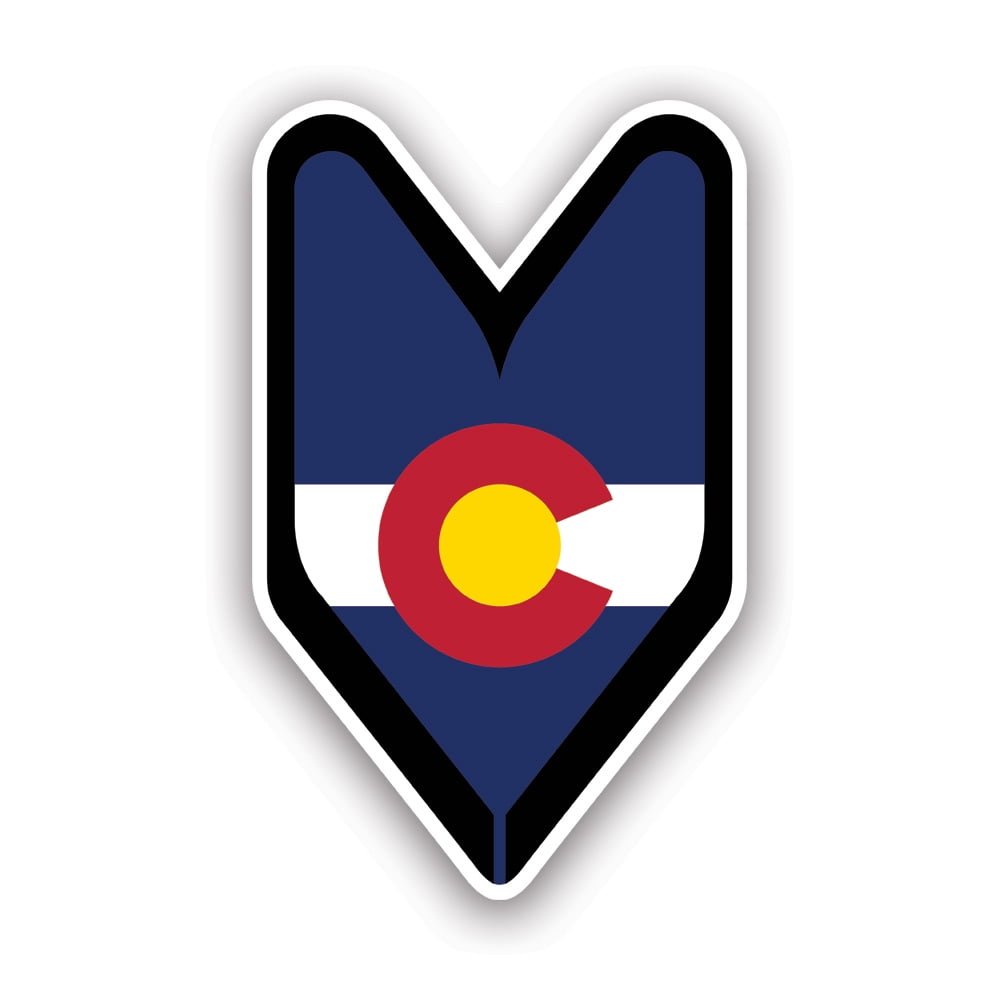 Colorado Driver Badge Sticker Decal - Self Adhesive Vinyl ...