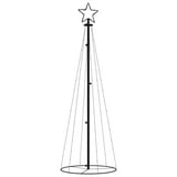 vidaXL Christmas Cone Tree Blue 108 LEDs 2x6 ft - Walmart.com