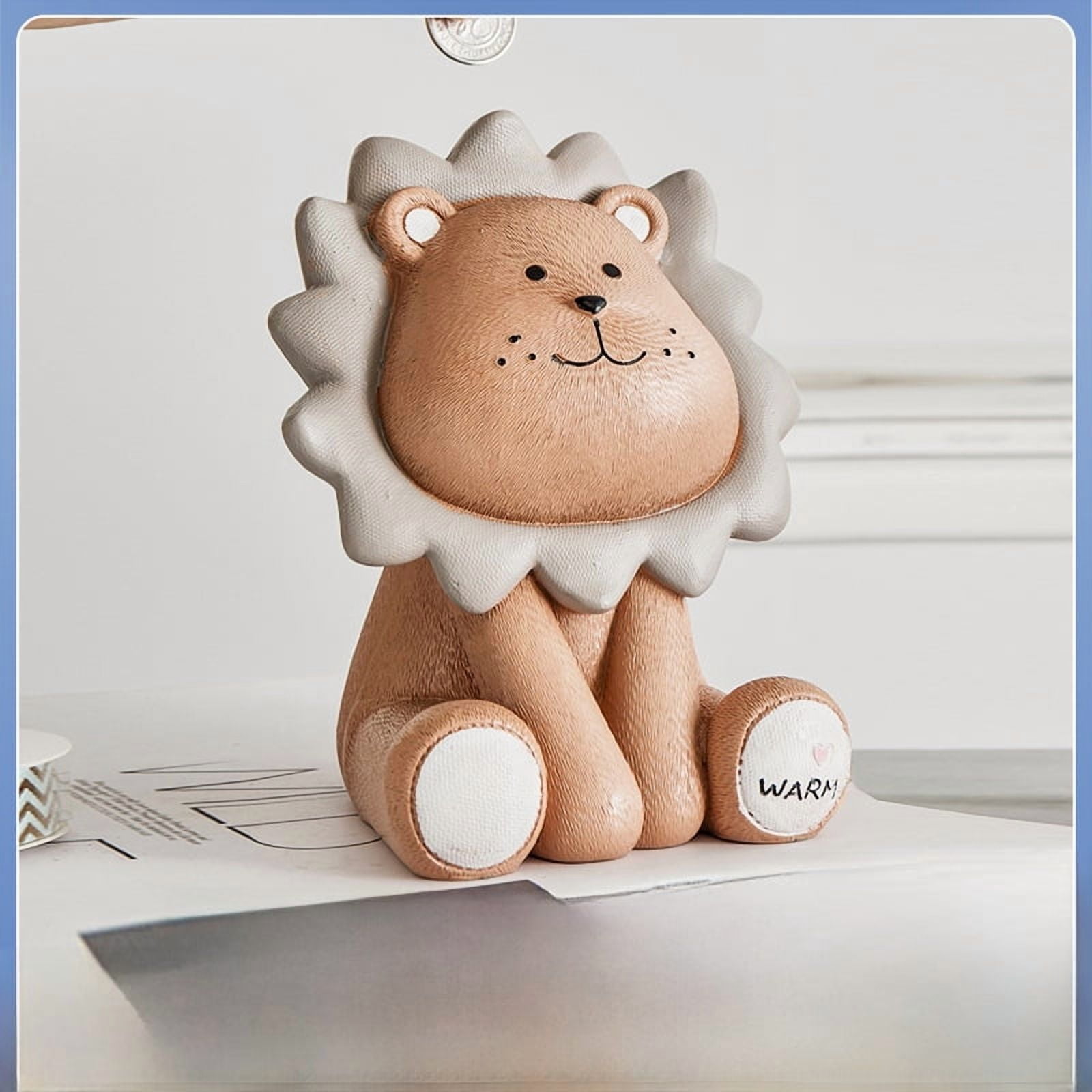 Click here for Unbranded Adorable Brown Lion Coin Bank For Kids -... prices