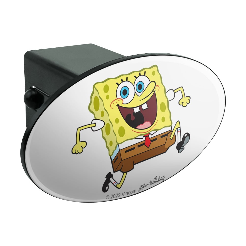 Running SpongeBob Oval Tow Trailer Hitch Cover Plug Insert - Walmart.com