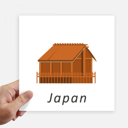 Traditional Japanese Edo Housing Sticker Tags Wall Picture Laptop Decal ...