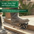 Renovators Supply Heavy Duty Outdoor Mud Boot Scraper, 6" Black Wrought ...